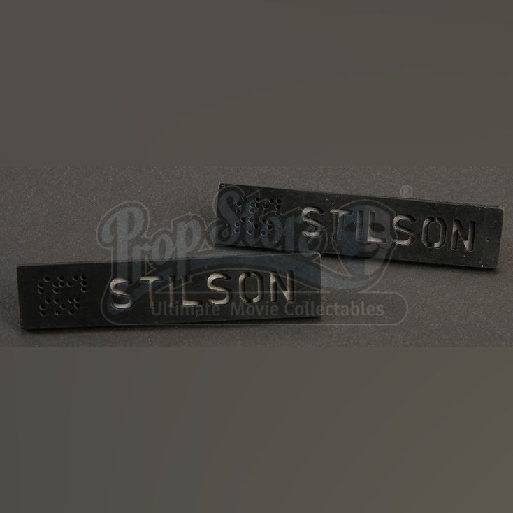Stilsons (Caleb Thaggard) Name Bar Pair | ENDER'S GAME (2013)