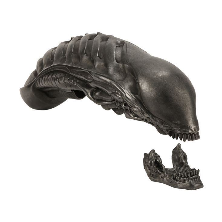 Lot 861. Production-made Full-Size Xenomorph Head Casting | ALIEN3 (1992)