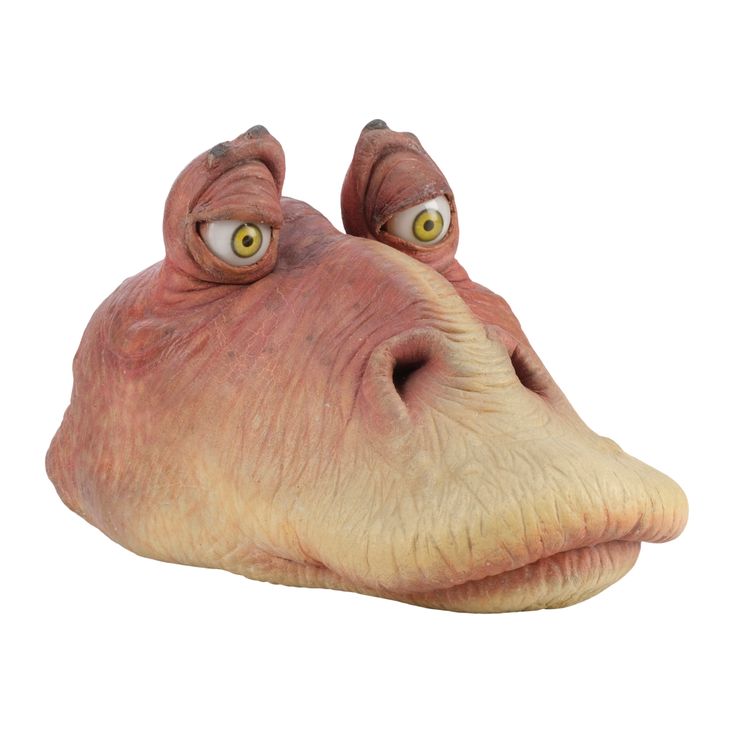 Lot 385. Jar Jar Binks (Ahmed Best) Eyeline Reference Head | STAR WARS ...