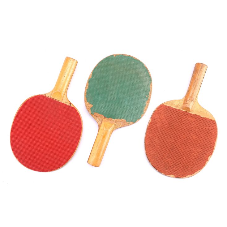 Lot 124 - Set of Three Ping-Pong Paddles | FORREST GUMP (1994)