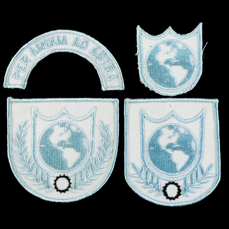 Set of Earth Defense Directorate Patches | BUCK ROGERS IN THE 25TH ...