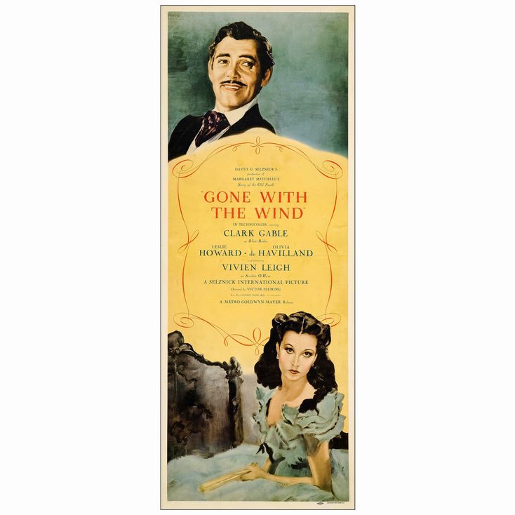 Lot 102 Roadshow Insert (14 x 36) Very Fine- on Paper | GONE WITH THE WIND (1939)