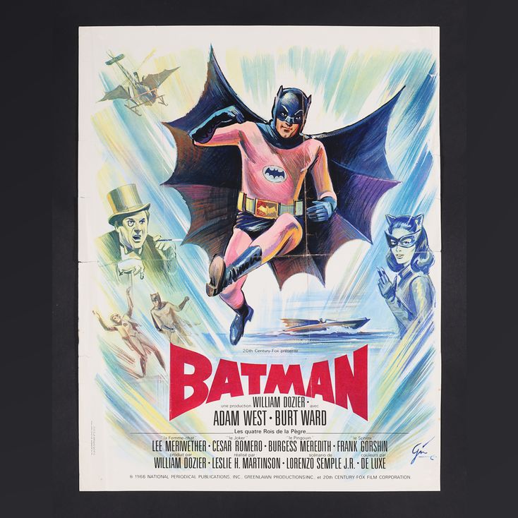 Lot 27 - Poster Live Auction - French Petite Affiche, 1966 | BATMAN ...
