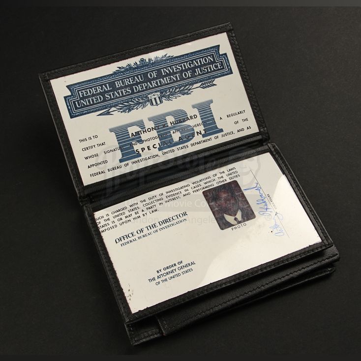 Anthony Hubbard (Denzel Washington) Photo ID and Badge | SIEGE, THE (1998)