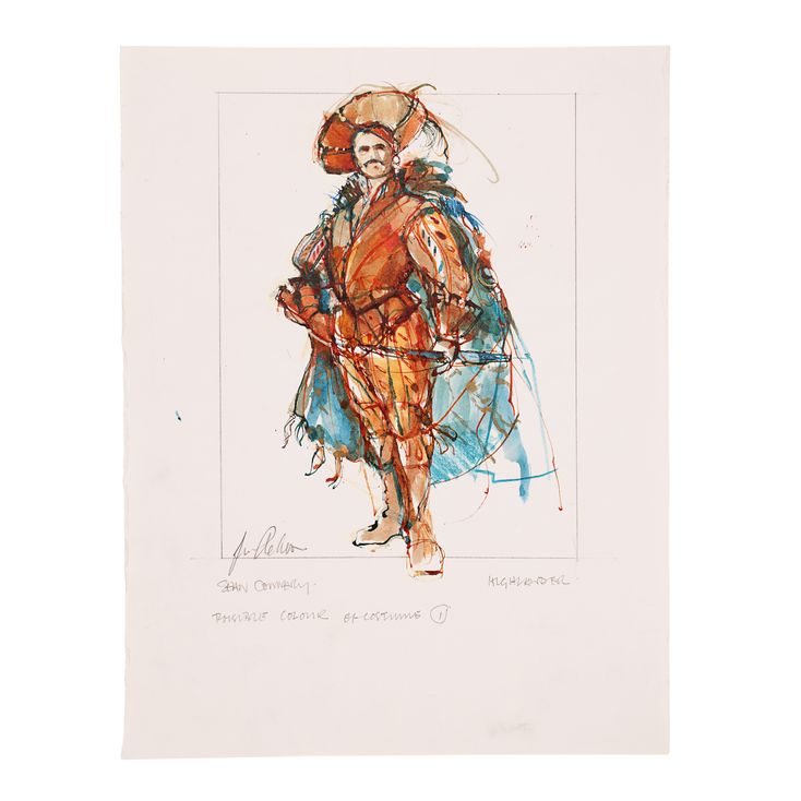Lot 997 - Hand-painted James Acheson Ramirez Costume Design ...