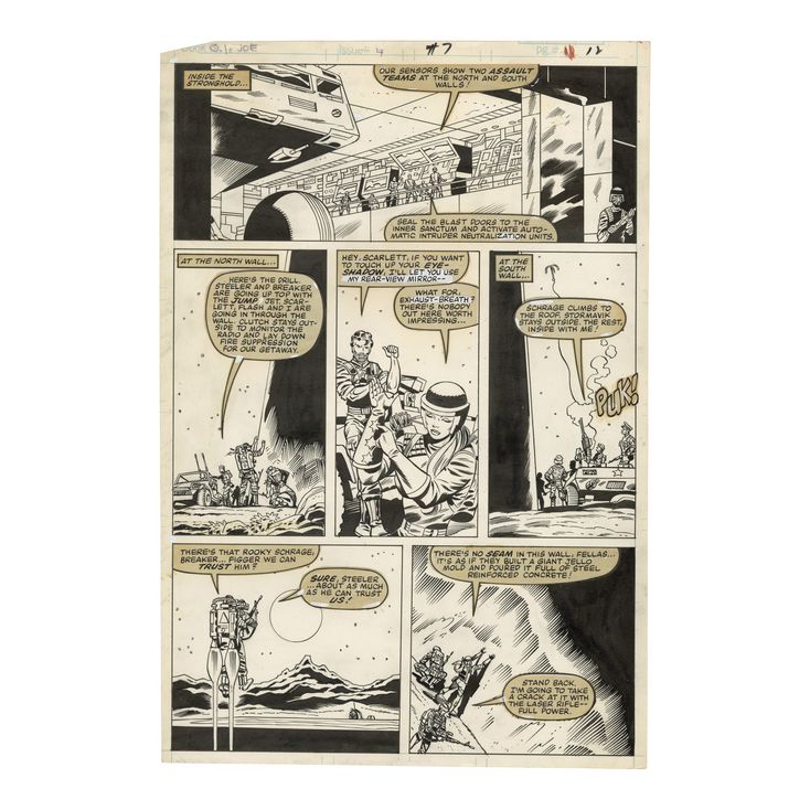 Lot # 1141: MARVEL COMICS - Hand-Drawn Herb Trimpe and Chic Stone G.I ...