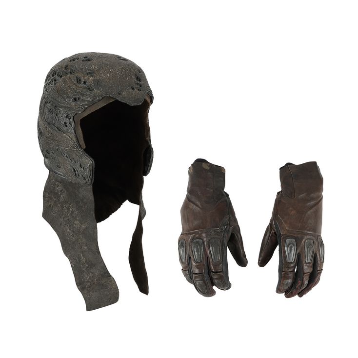 Lot # 1399: GUARDIANS OF THE GALAXY (2014) - Sakaaran Helmet and Gloves