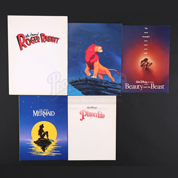 Set of Disney Animated Features Programs | VARIOUS PRODUCTIONS