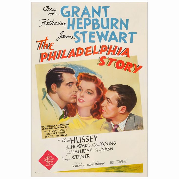 Lot 211 One Sheet (27 X 41) Style D Fine- on Linen | PHILADELPHIA STORY ...