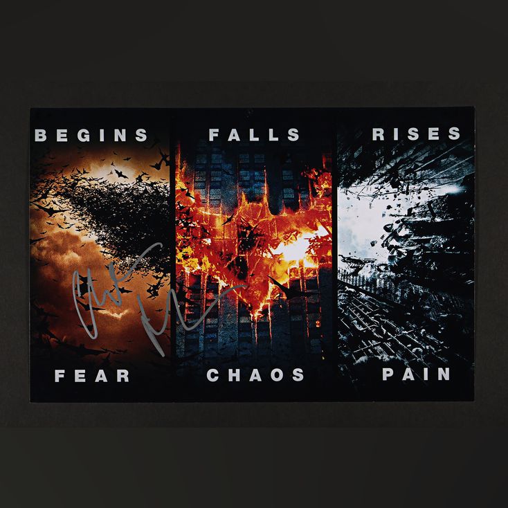 43. Christian Bale Autographed Poster ### BATMAN: THE DARK KNIGHT ...