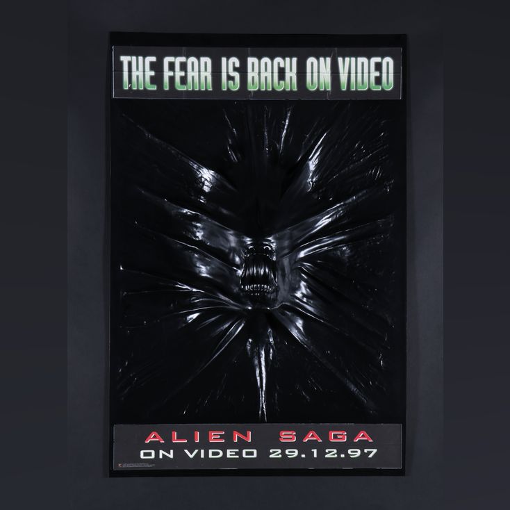 Lot #17 - ALIEN SAGA (1997) - 3D Relief Poster, 1997