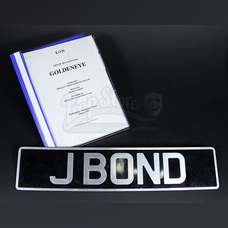 Promotional Licence Plate and Ephemera | JAMES BOND: GOLDENEYE (1995)