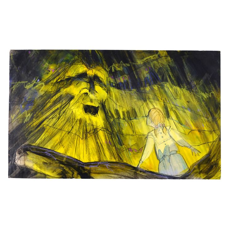 Hand-painted Dorothy and Nome King Production Illustration | RETURN TO ...