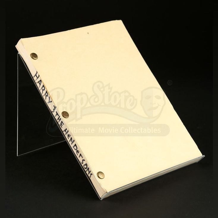 First Draft Script | HARRY AND THE HENDERSONS (1987)