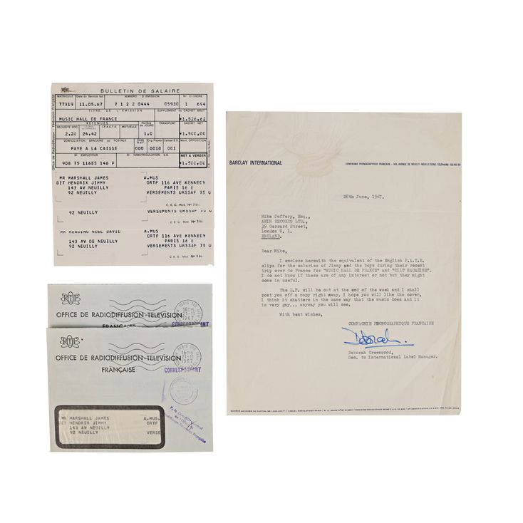 Lot # 552: JIMI HENDRIX - The Patricia Trixie Sullivan Collection ...