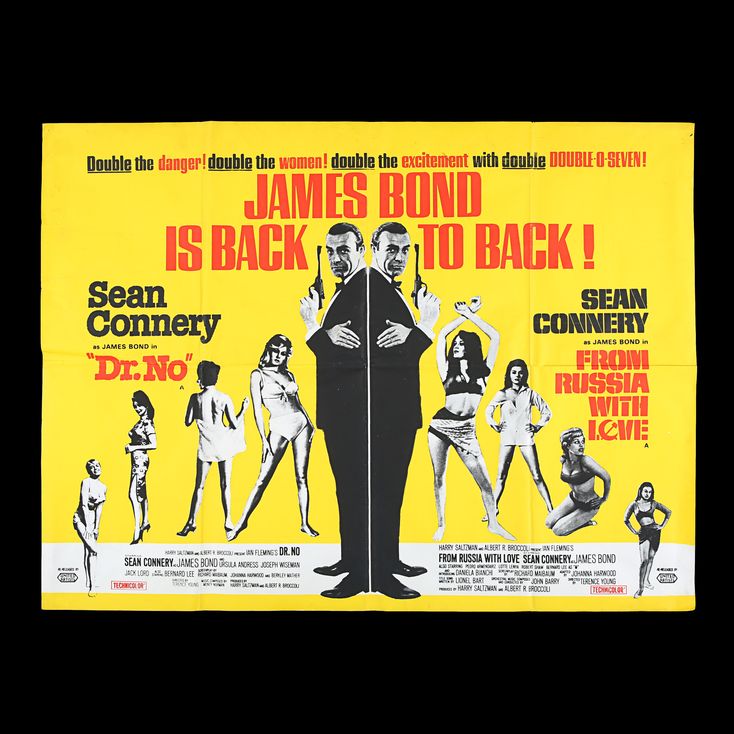 UK Quad Double-Bill, 1965 | JAMES BOND: VARIOUS PRODUCTIONS