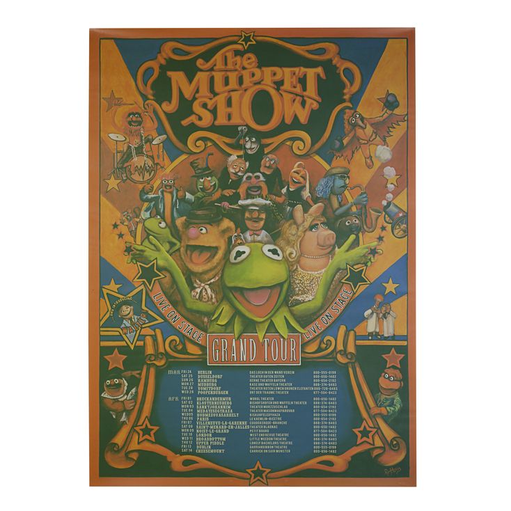 The Muppet Show Grand Tour Poster | MUPPETS MOST WANTED (2014)