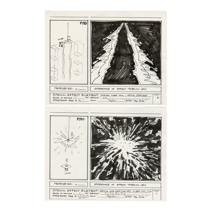Technical Drawings, Effects Storyboards, and Paperwork | BACK TO THE ...
