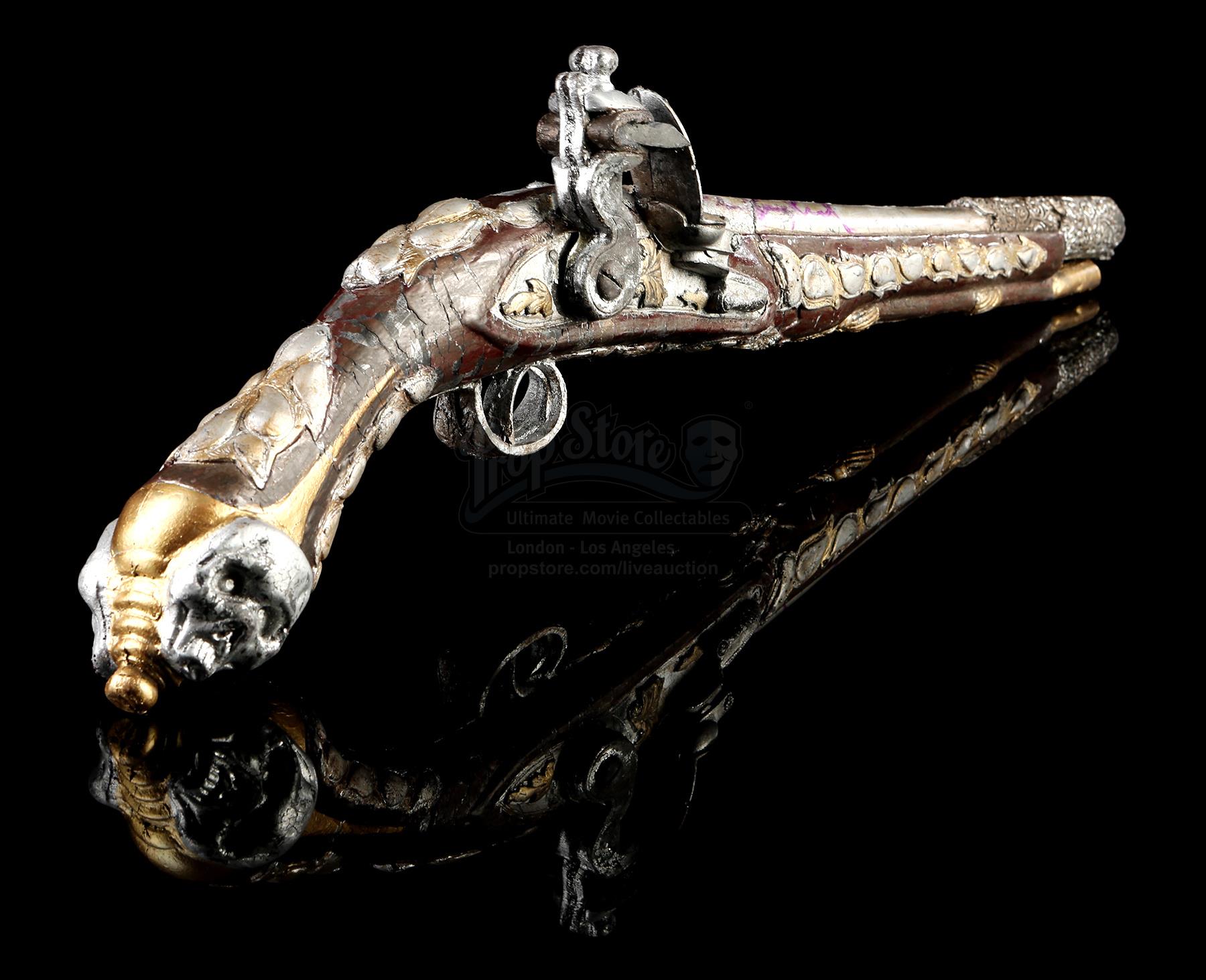 Captain Barbossas (Geoffrey Rush) Stunt Flintlock Pistol | Propstore ...