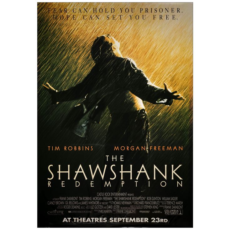 Lot # 921: THE SHAWSHANK REDEMPTION - Bus Shelter, DS (48 x 68.75 ); Advance; Very Fine- Rolled