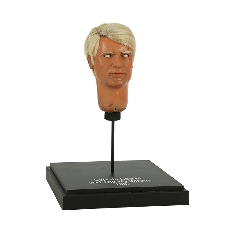 Lot 101 - Captain Blue Supermarionation Puppet Head | CAPTAIN SCARLET ...