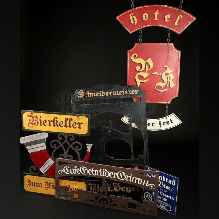 German Town Sign Set | FURY (2014)