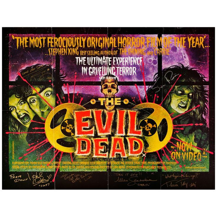 138. Key Cast and Crew-Autographed British Quad (38 x 29 ) Signed by ...