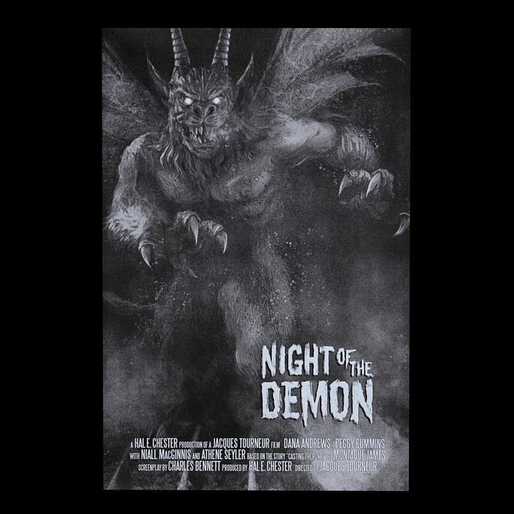 Hand-numbered Limited Edition Print, 2020 | NIGHT OF THE DEMON (1957)