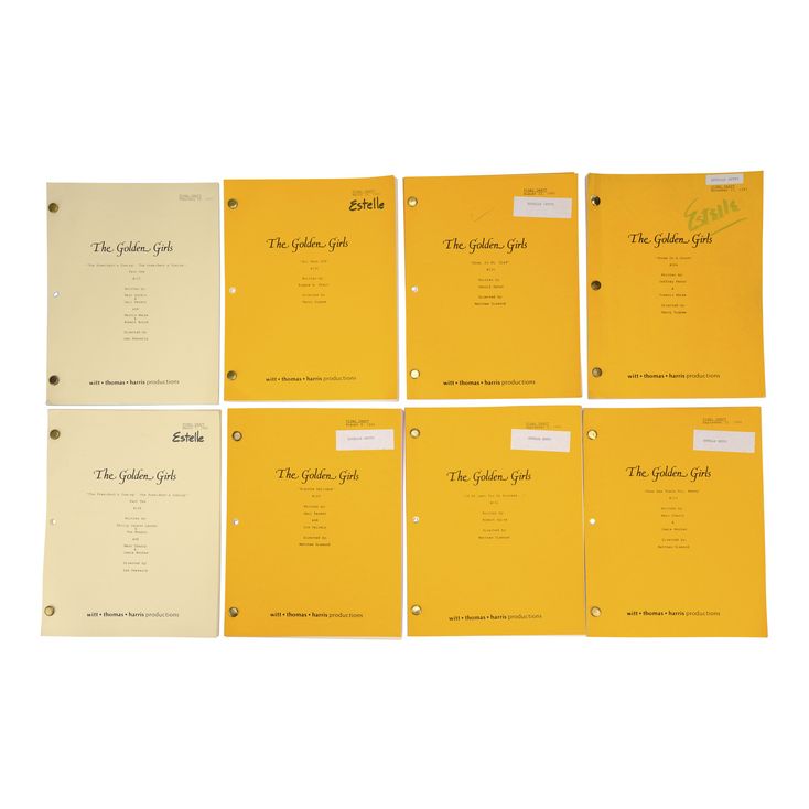 Lot #845 - THE GOLDEN GIRLS (1985-1992) - Rich Weaver Collection: One ...