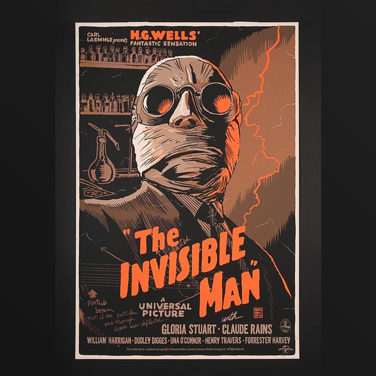 Mondo Poster, 2012 | INVISIBLE MAN, THE (2020)