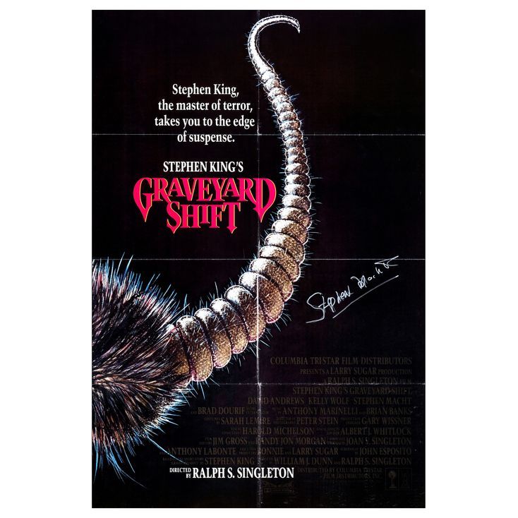 875. STEPHEN KINGS GRAVEYARD SHIFT - Cast-Autographed Full-Bleed One ...