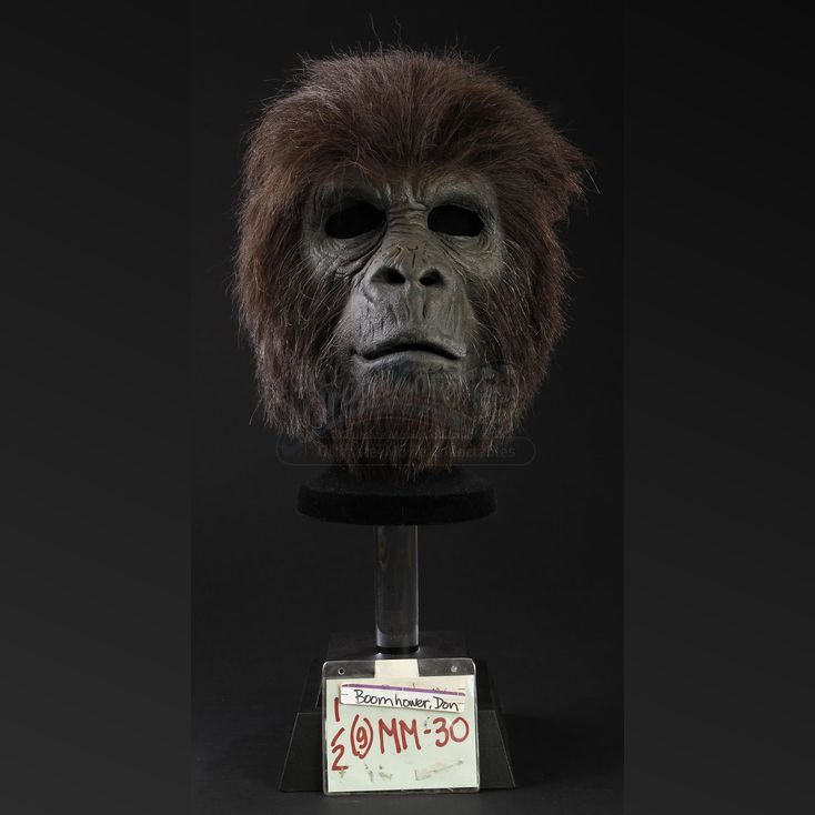 Lot 305 - Pair of Gorilla (Don Boomhower) Face Masks | PLANET OF THE ...