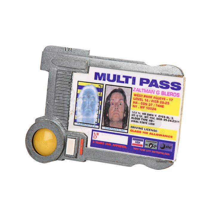 Zaltman G. Bleros Multi Pass | FIFTH ELEMENT, THE (1997)