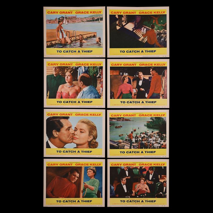 Lot 369 - Collectible Poster Live Auction - Complete Set of Eight US Lobby Cards, 1955 | TO ...