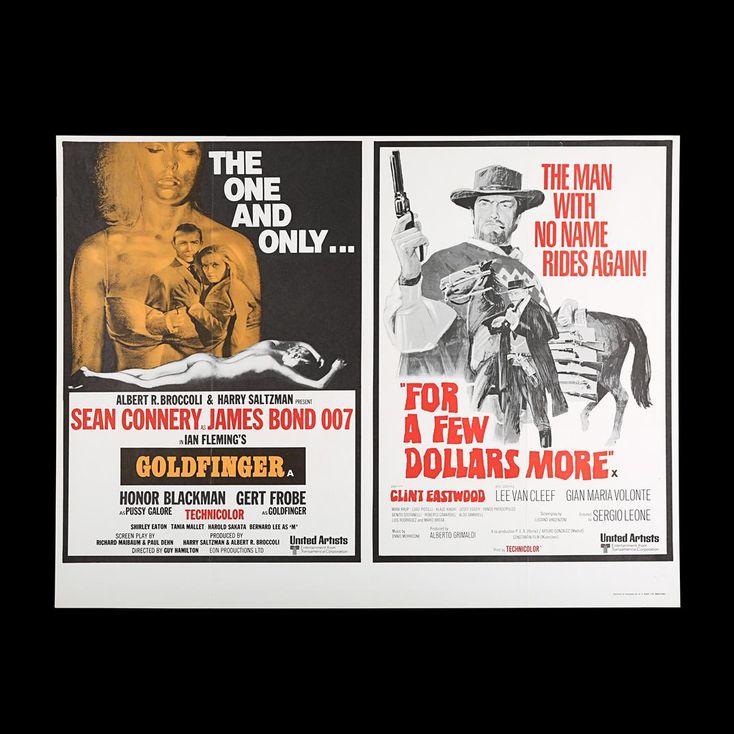 UK Quad Double-Bill Poster, 1969 Re-Release | VARIOUS PRODUCTIONS