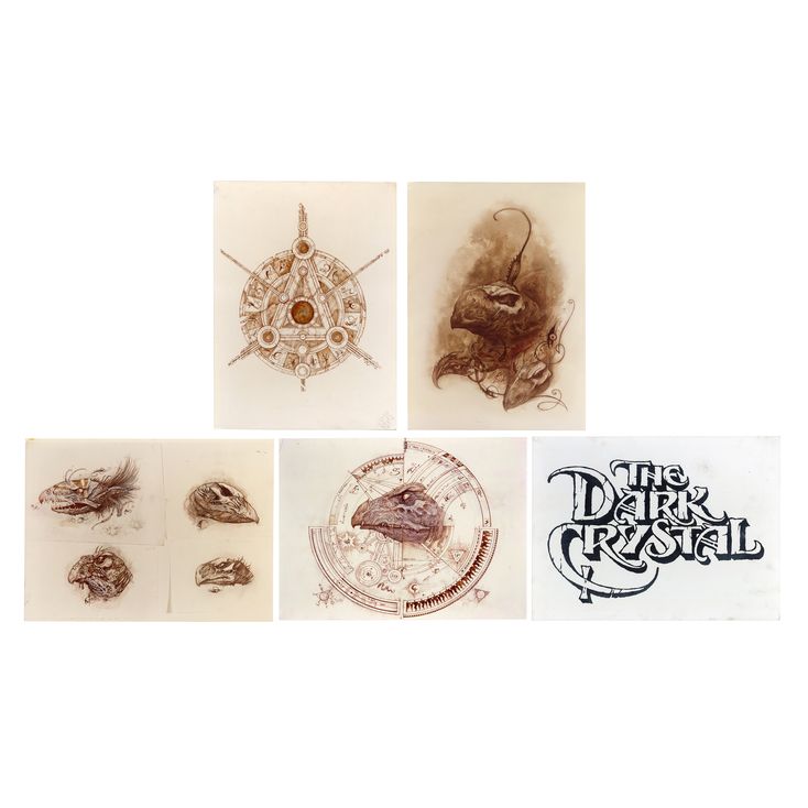 Lot 655 - Set of Mounted Concept Art Prints by Brian Froud | DARK ...