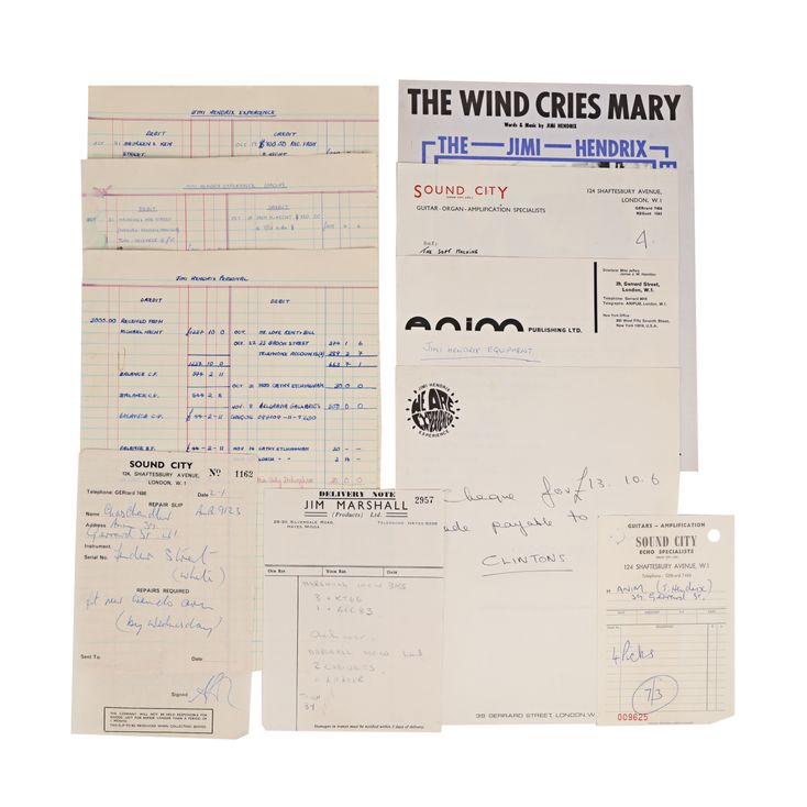 Lot # 553: JIMI HENDRIX - The Patricia Trixie Sullivan Collection ...