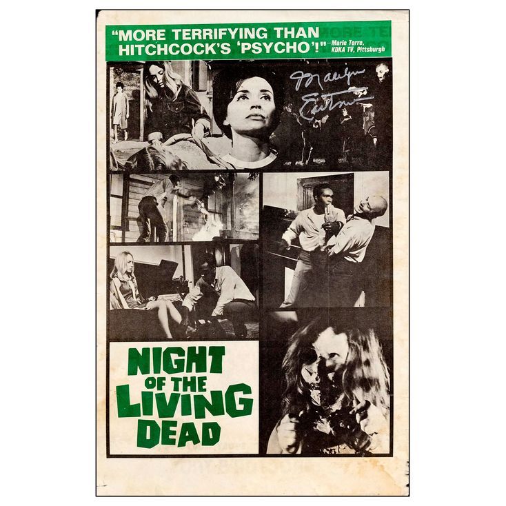 765. NIGHT OF THE LIVING DEAD - Cast-Autographed Herald Cast ...