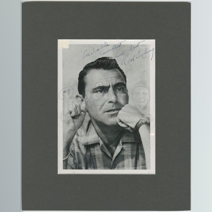 Rod Serling Autographed Photograph | TWILIGHT ZONE, THE (1986)