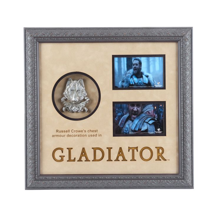 208. General Maximus Decimus Meridius' (Russell Crowe) Framed Wolf ...