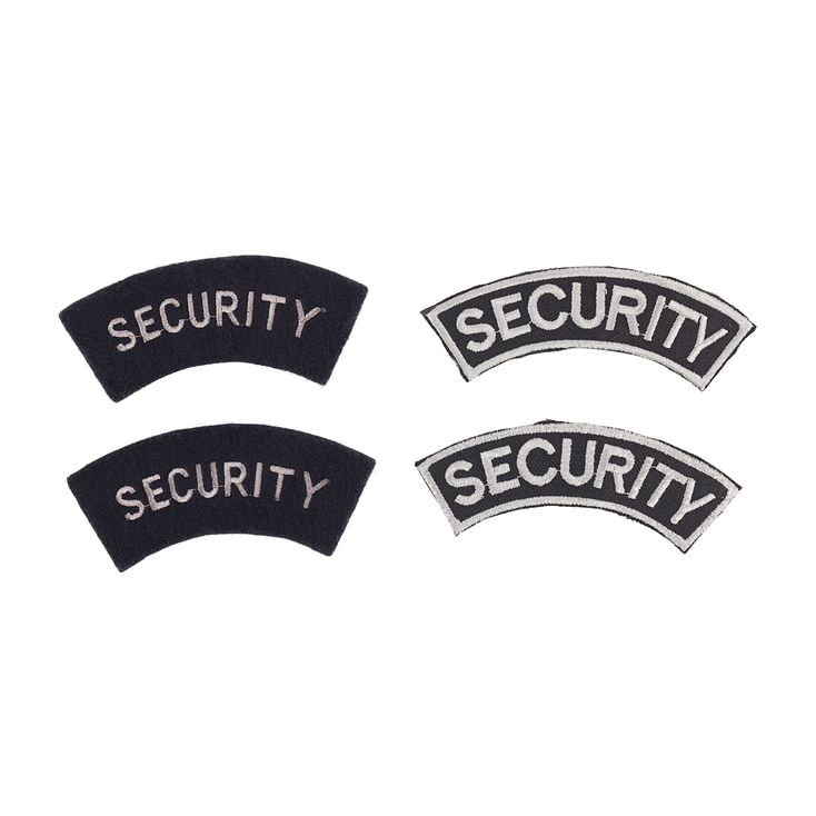 Set of Embroidered Security Patches | CHILDREN OF MEN (2006)