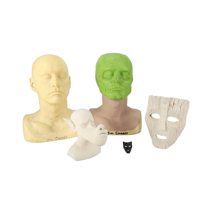 Lot 268 - Unfinished Mask of Loki and Wolf Whistle Maquette, Two ...