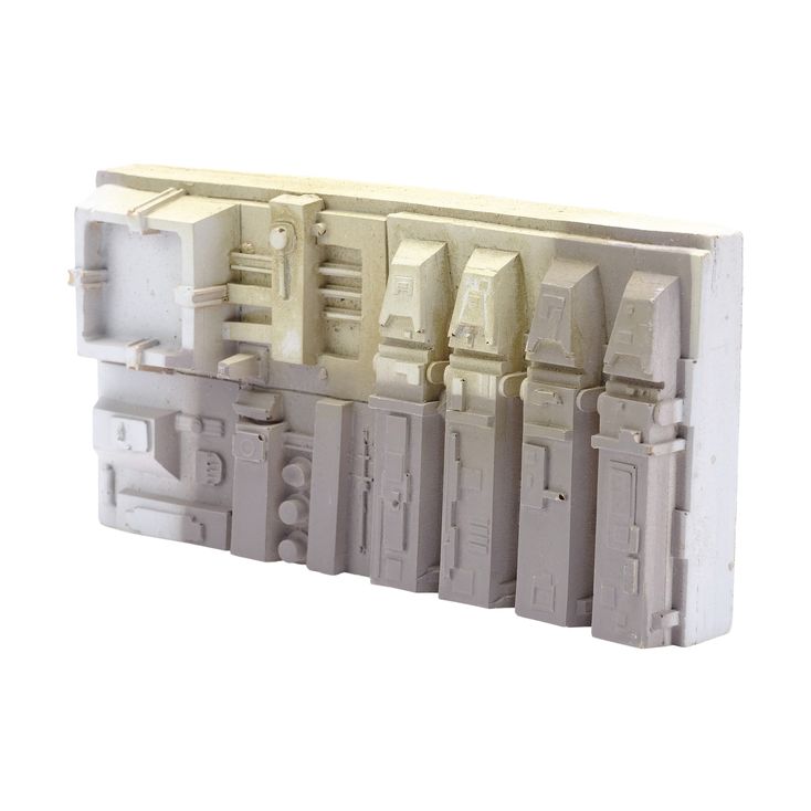 Lot 403 - High-Altitude Death Star Surface Model Miniature Panel | STAR ...