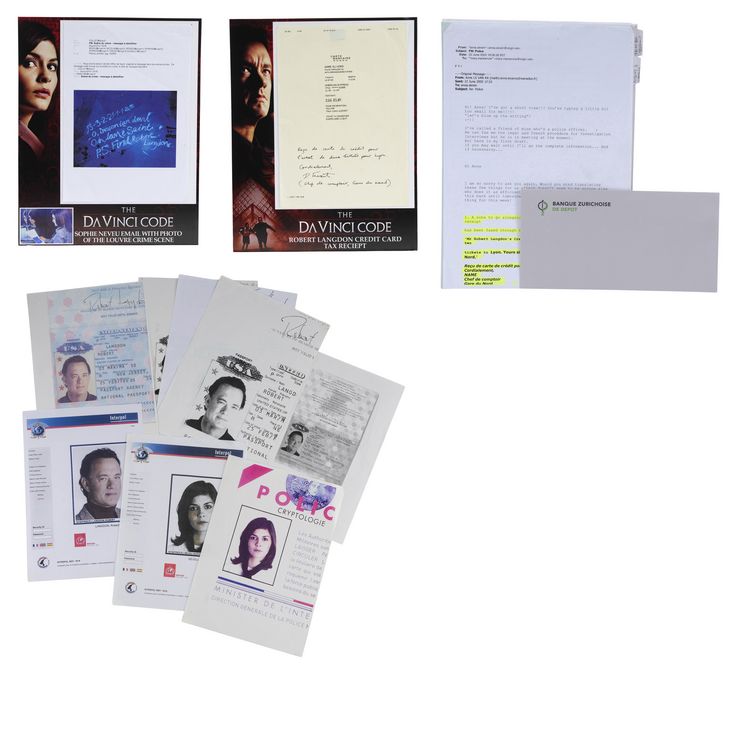 Lot # 1216: THE DA VINCI CODE (2006) - Sophie Neveu's (Audrey Tautou ...