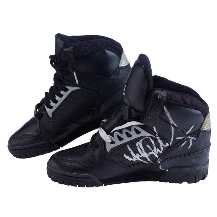 281. Michael Jackson-Autographed Pair of LA Gear Unstoppable Street ...