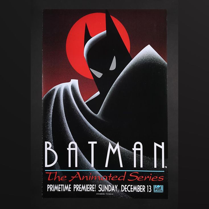 US TV Poster, 1992 | BATMAN: THE ANIMATED SERIES (1992-1995)