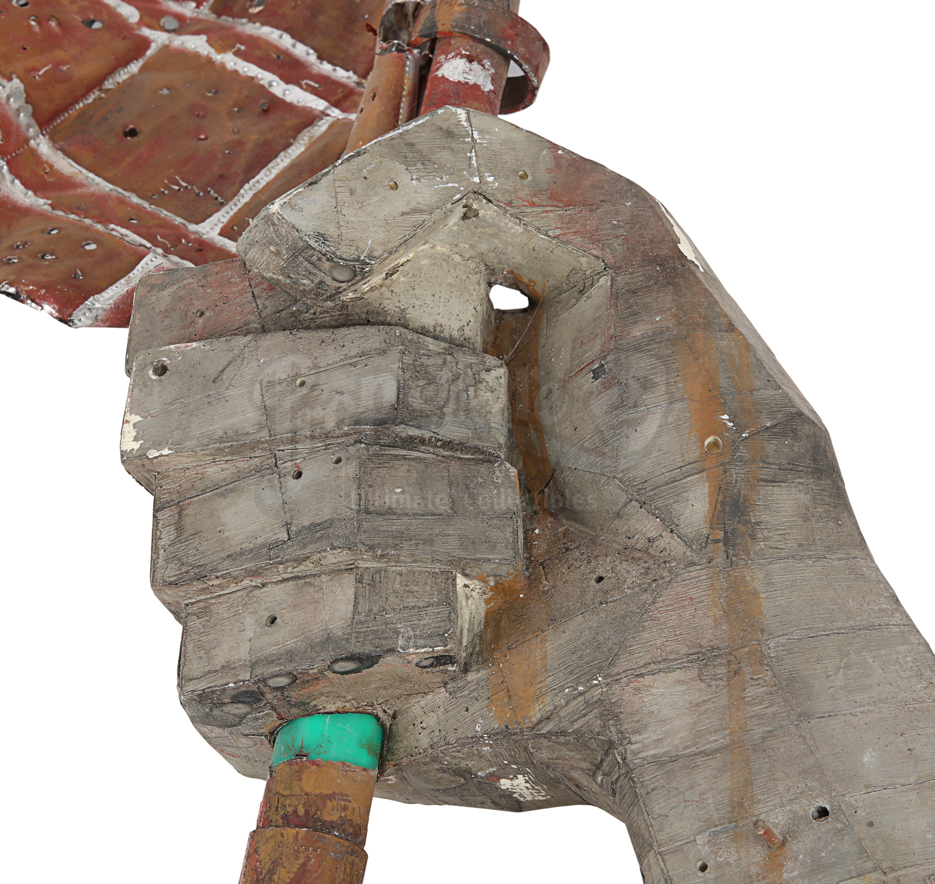 Statue Arm Holding Flag | IMAGINARIUM OF DOCTOR PARNASSUS, THE (2009)