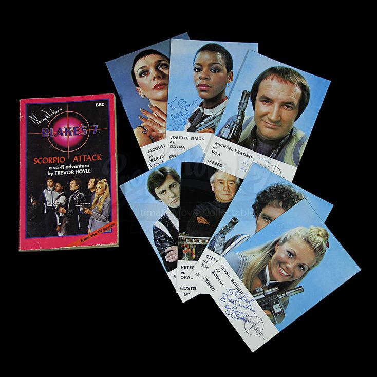 Collection of Main Character Autographs | BLAKE'S 7 (1978-1981)