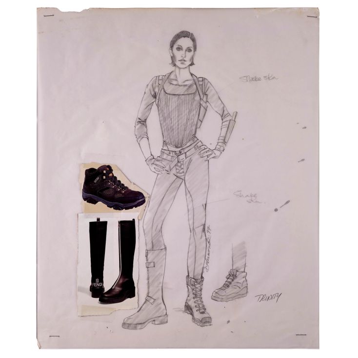 Lot # 1489.1: THE MATRIX (1999) - Hand-Illustrated Lois DeArmond ...