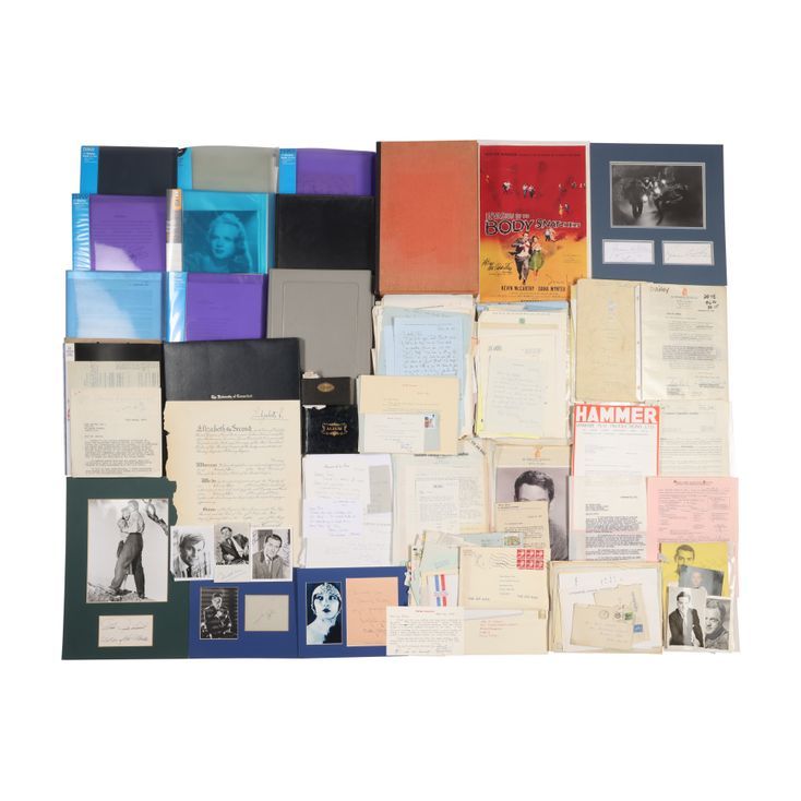 157. Autograph Collection and Large Quantity of Film and Television ...